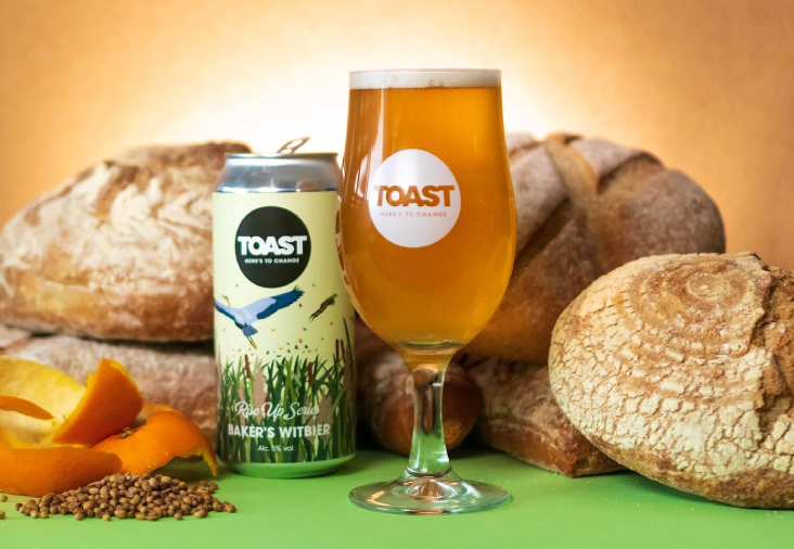 TOAST – A beer made using fresh, surplus bread