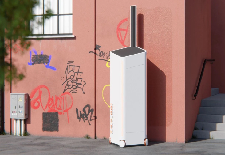 El robot autónomo que detecta y elimina el graffiti de las calles