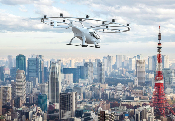 Volocopter: El innovador taxi aéreo para la movilidad urbana