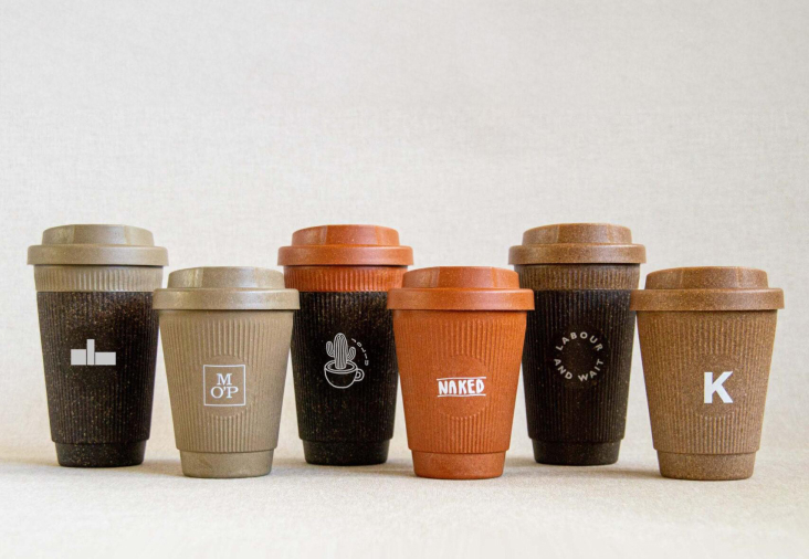 Kaffeeform: Creando tazas y platos con granos de café