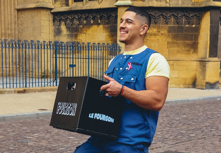 Le Fourgon: Centro comercial en línea que entrega bebidas reutilizables