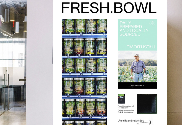 Fresh Bowl - Una Red de Máquinas Vending con Ensaladas Preparadas por Chefs