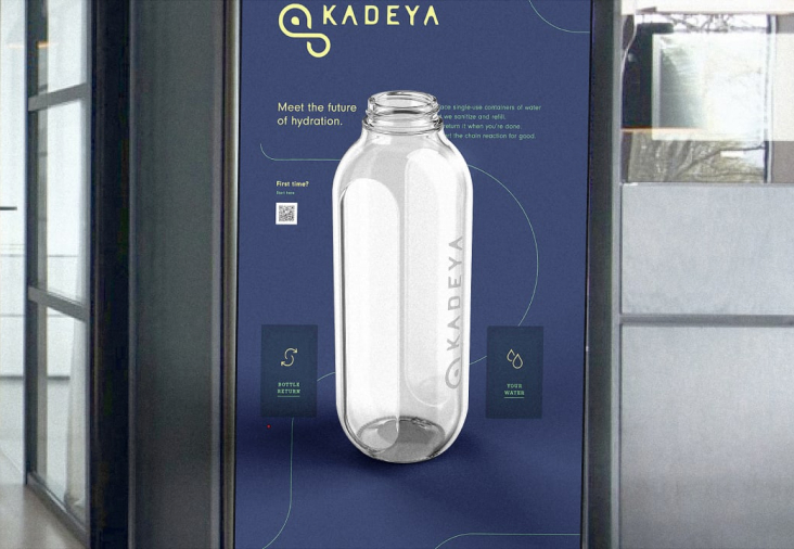 Kadeya, las máquinas expendedoras que limpian y reutilizan los envases