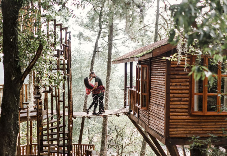Conoce el hotel mexicano que te permite hospedarte en árboles