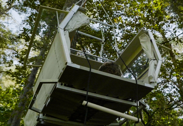 Trunk Bunk, una casa de árbol que se puede montar y desmontar en minutos